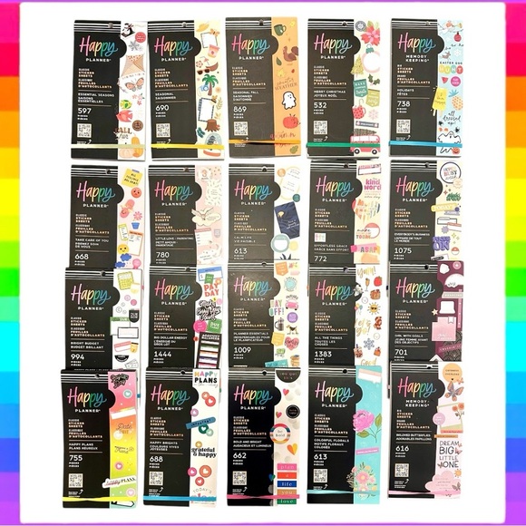 Happy Planner | Office | Lot Of 2 The Happy Planner Sticker Bundle ...